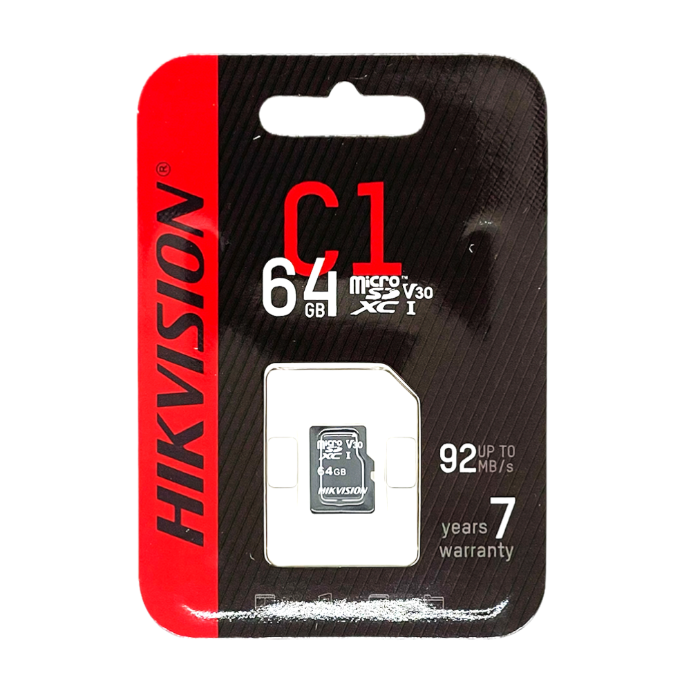 HIKVISION C1 Micro SD Card / 64GB - Solsecure